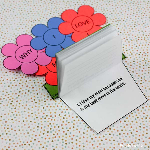 10 Reasons I Love My Mom / Mum - Mother's Day Craft for Kids – Non-Toy ...