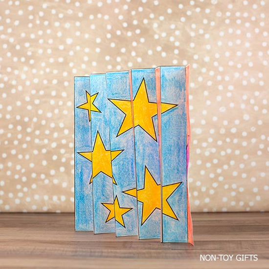 2026 New Year Agamograph Craft Printable for Kids – Non-Toy Gifts
