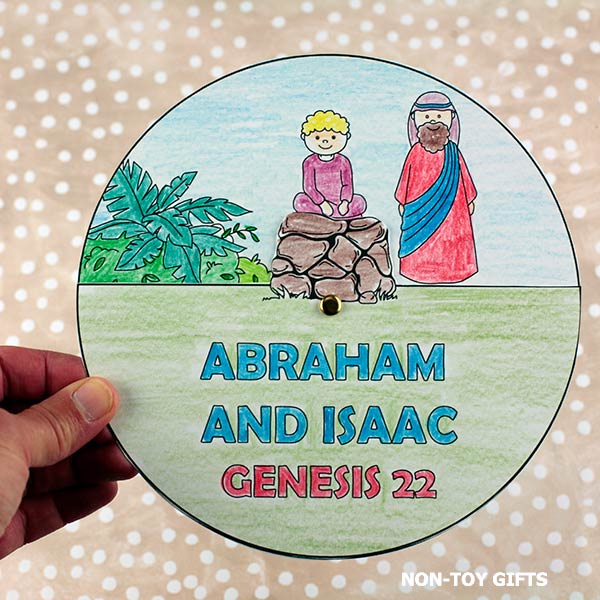 Abraham and Isaac Bible Story - Sunday School Craft - Coloring Activit ...