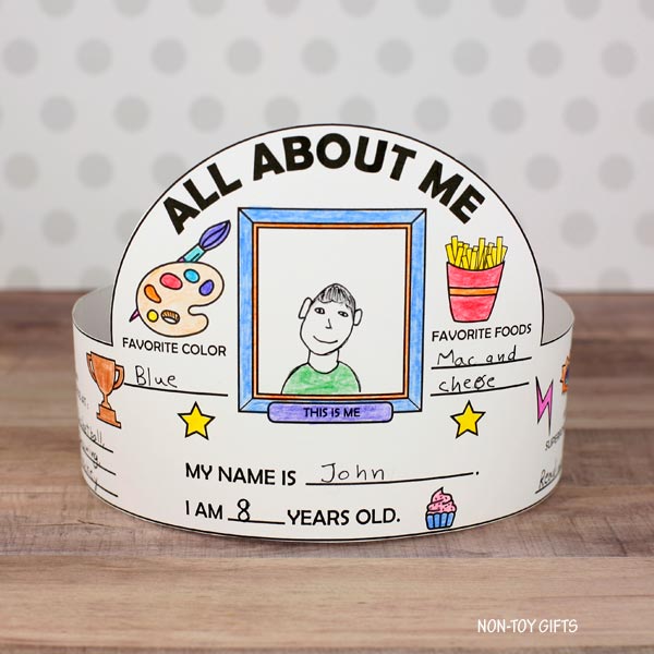 All About Me Headband – Non-Toy Gifts