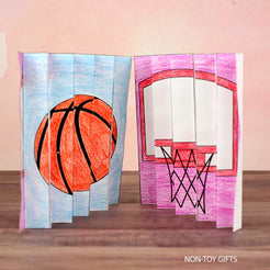 Basketball Agamograph Craft – Printable Sports Art Activity for Kids ...