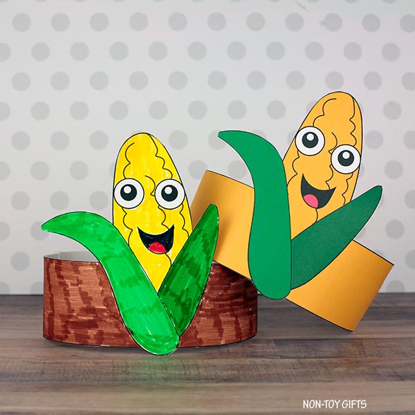 9 Fall Paper Hat Crafts Bundle – Printable Autumn Headbands for Kids ...