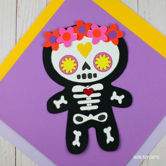 Day of the Dead Craft - Dia de los Muertos Skeleton Activity – Non-Toy ...