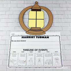 Harriet Tubman Craft and Writing Activity with Timeline – Non-Toy Gifts