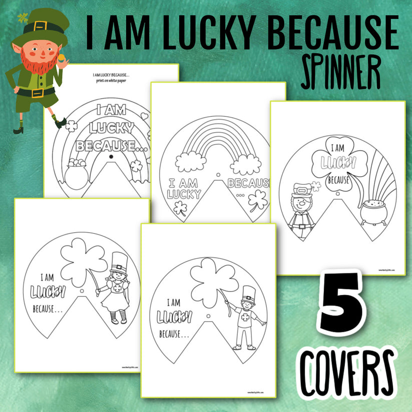 I Am Lucky Because Craft Printable – St. Patrick’s Day Writing Activit ...