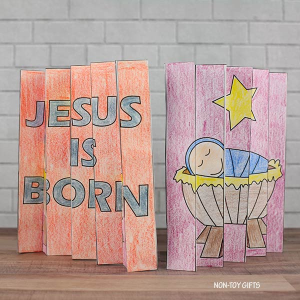 Jesus Is Born Agamograph – Non-Toy Gifts
