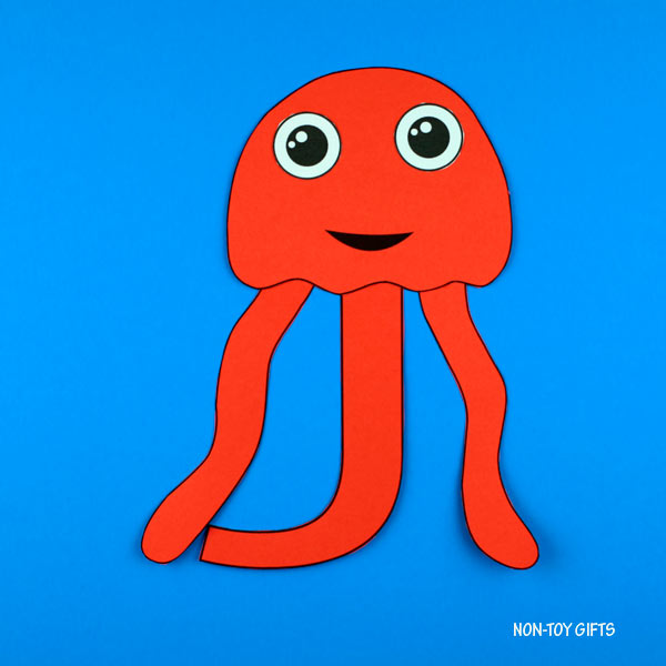 Letter J Craft - J is for Jellyfish- Uppercase Letter J – Non-Toy Gifts
