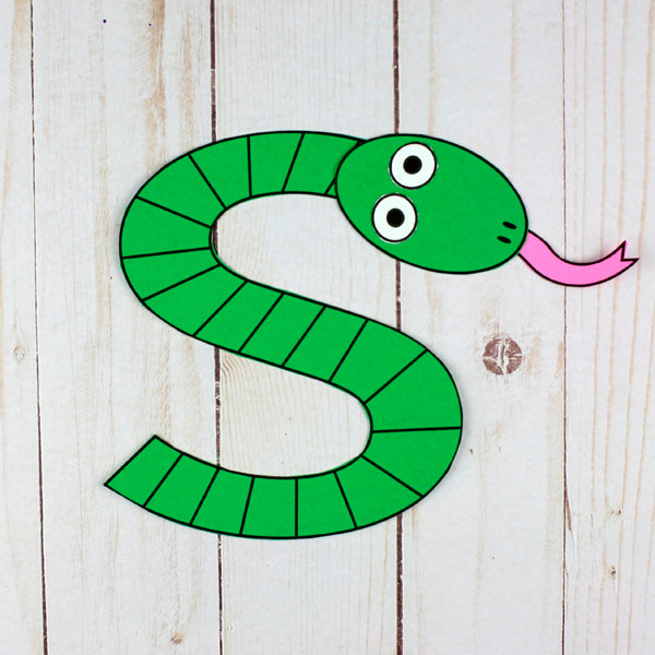Letter S Craft - S is for Snake- Uppercase Letter S – Non-Toy Gifts