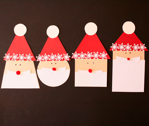 Shape Santa Craft - 4 Shapes – Non-Toy Gifts