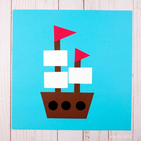 Shape Mayflower Boat Craft – Non-Toy Gifts
