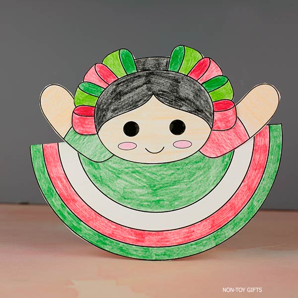 Muñeca Lele Rocking Craft Printable – Mexican Heritage & Hispanic Heri ...