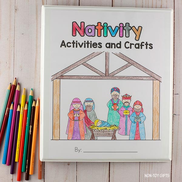 Preschool Nativity Activity Pack – Non-Toy Gifts