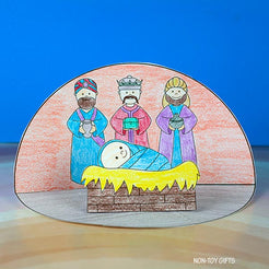 Nativity Diorama Craft – Non-Toy Gifts