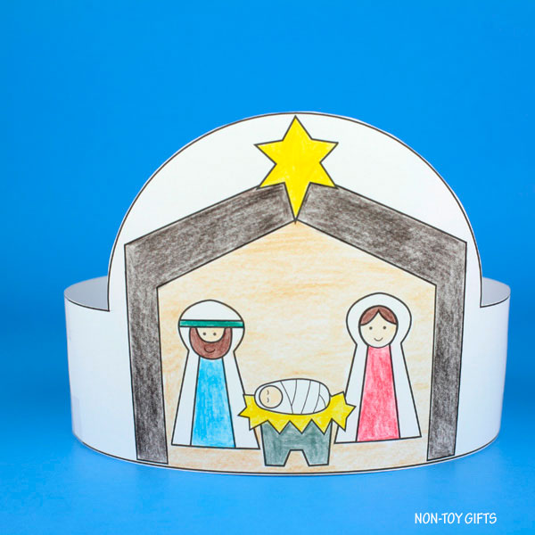Nativity Craft Printable Bundle for Kids | Christmas Bible Activities ...