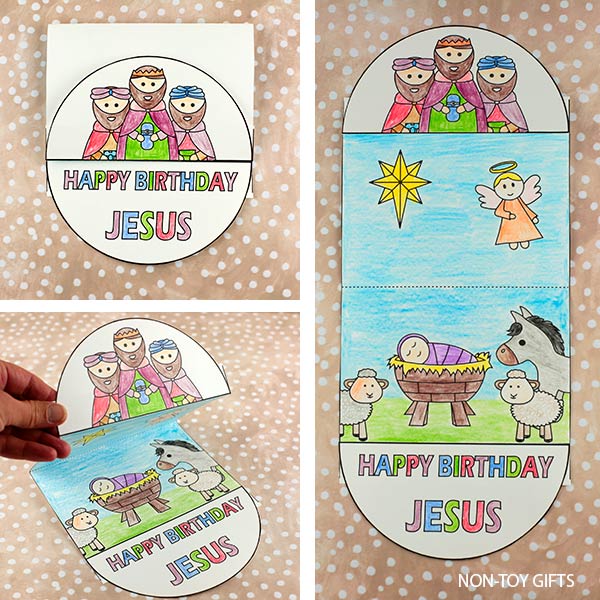 Nativity Interactive Craft - Happy Birthday Jesus! – Non-Toy Gifts