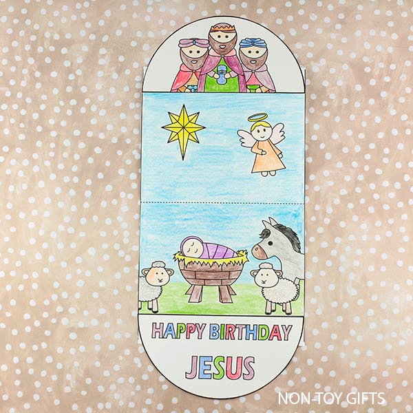 Nativity Interactive Craft - Happy Birthday Jesus! – Non-Toy Gifts