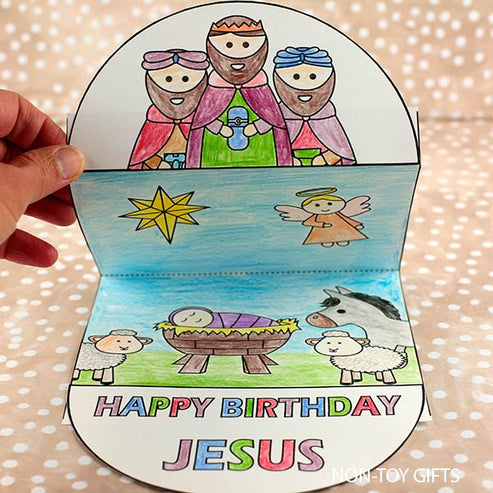 Nativity Interactive Craft - Happy Birthday Jesus! – Non-Toy Gifts