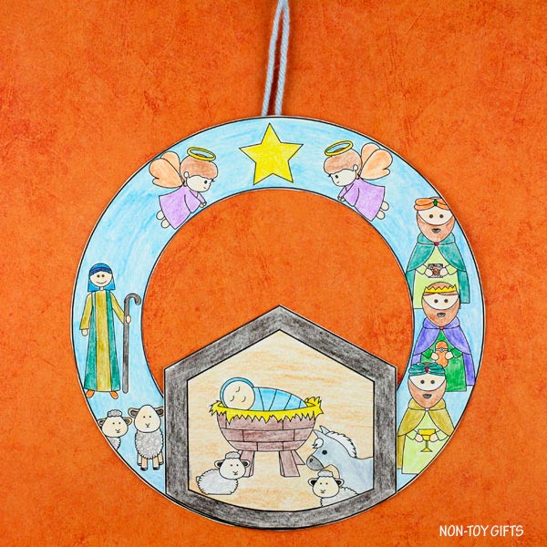 Jesus Is Born Wreath – Non-Toy Gifts
