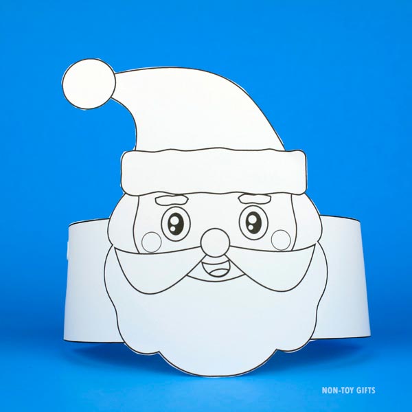 Santa Paper Hat – Non-Toy Gifts