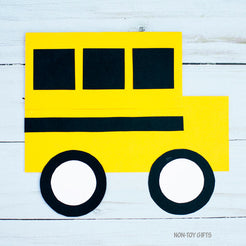School Bus Shape Craft – Non-Toy Gifts
