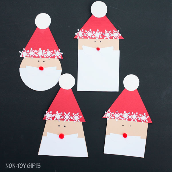 Shape Santa Craft - 4 Shapes – Non-Toy Gifts