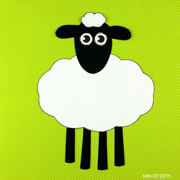 Sheep Paper Craft – Non-Toy Gifts
