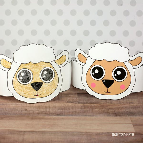 9 Farm Animal Paper Hat Craft BUNDLE – Non-Toy Gifts