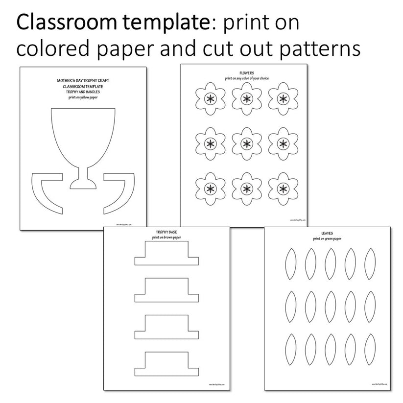 Mother's Day Flower Trophy Craft – Non-Toy Gifts