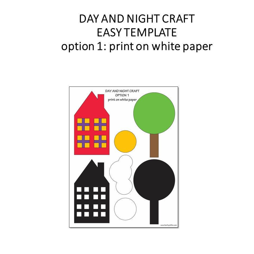 Day and Night Paper Craft – Non-Toy Gifts
