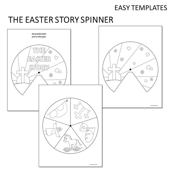 The Easter Story 4 Crafts - Religious Easter Crafts for Kids – Non-Toy ...