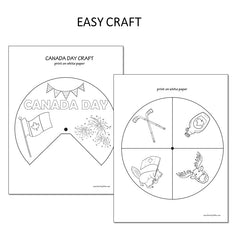 Canada Day Craft - Coloring Wheel – Non-Toy Gifts