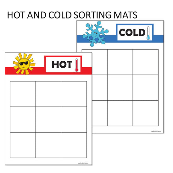 Hot and Cold Sorting Activity – Non-Toy Gifts