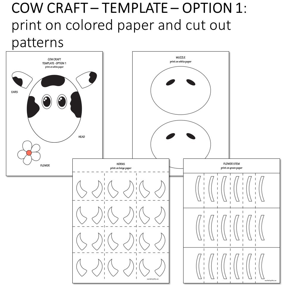 Cow Craft - Farm Animal Craft for Kids – Non-Toy Gifts