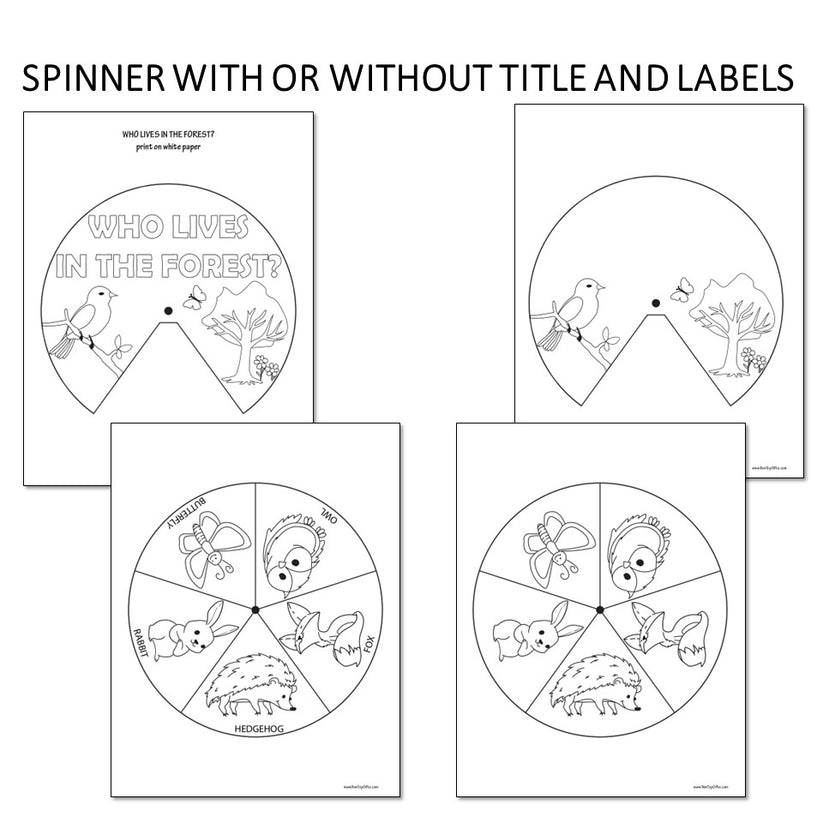 Forest Animals Craft: Who Lives in the Forest? – Non-Toy Gifts