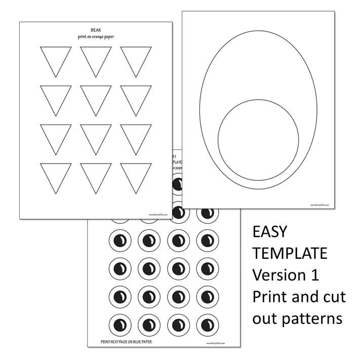 Penguin Craft - Torn Paper Winter Craft – Non-Toy Gifts