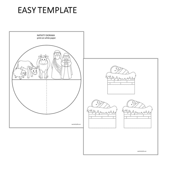 Nativity Diorama Craft – Non-Toy Gifts