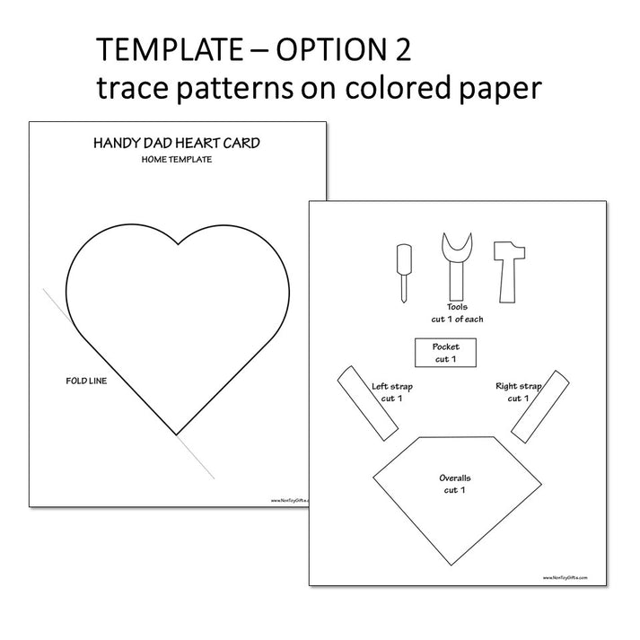 Father's Day Card - Handy Dad Heart Card – Non-Toy Gifts