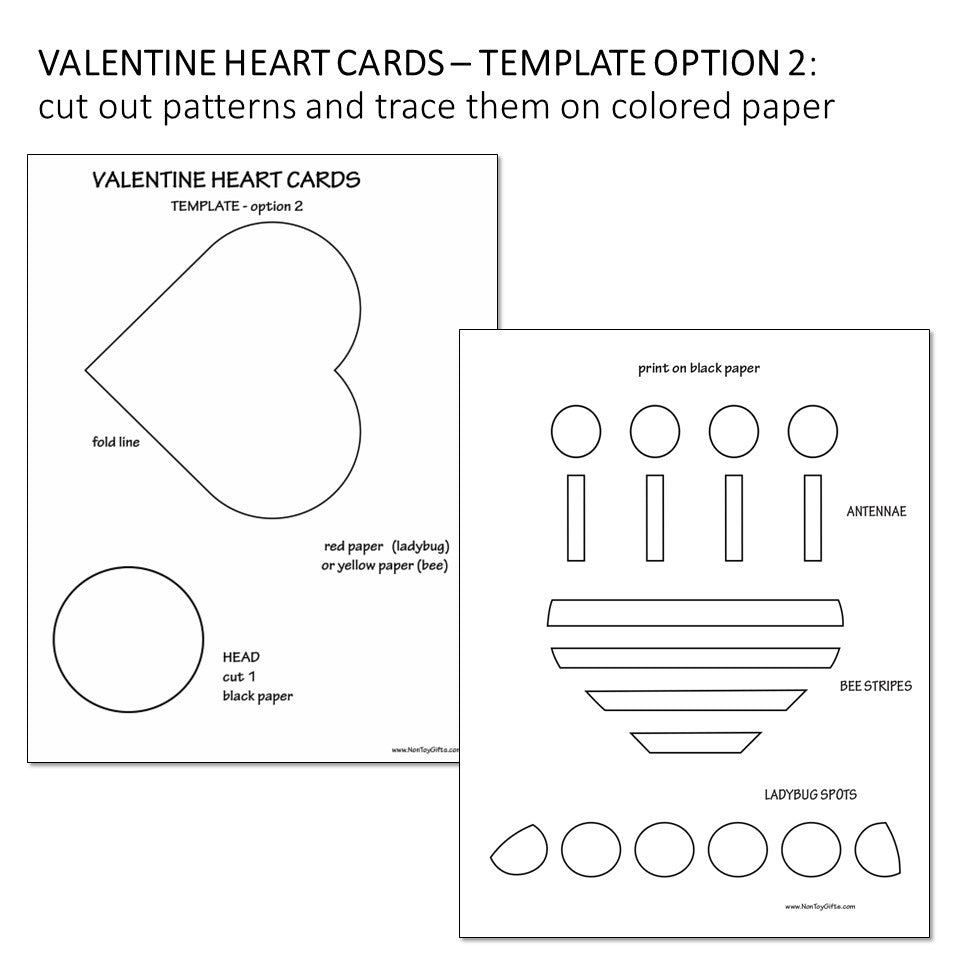 DIY Valentine's Day Cards – Non-Toy Gifts