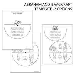 Abraham and Isaac Bible Story - Sunday School Craft - Coloring Activit ...