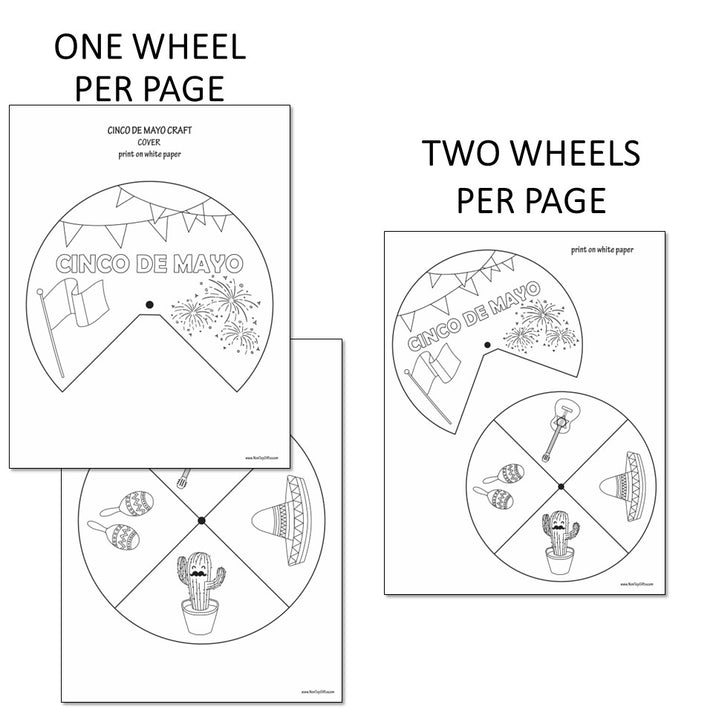 Cinco de Mayo Spinner Coloring Craft – Non-Toy Gifts