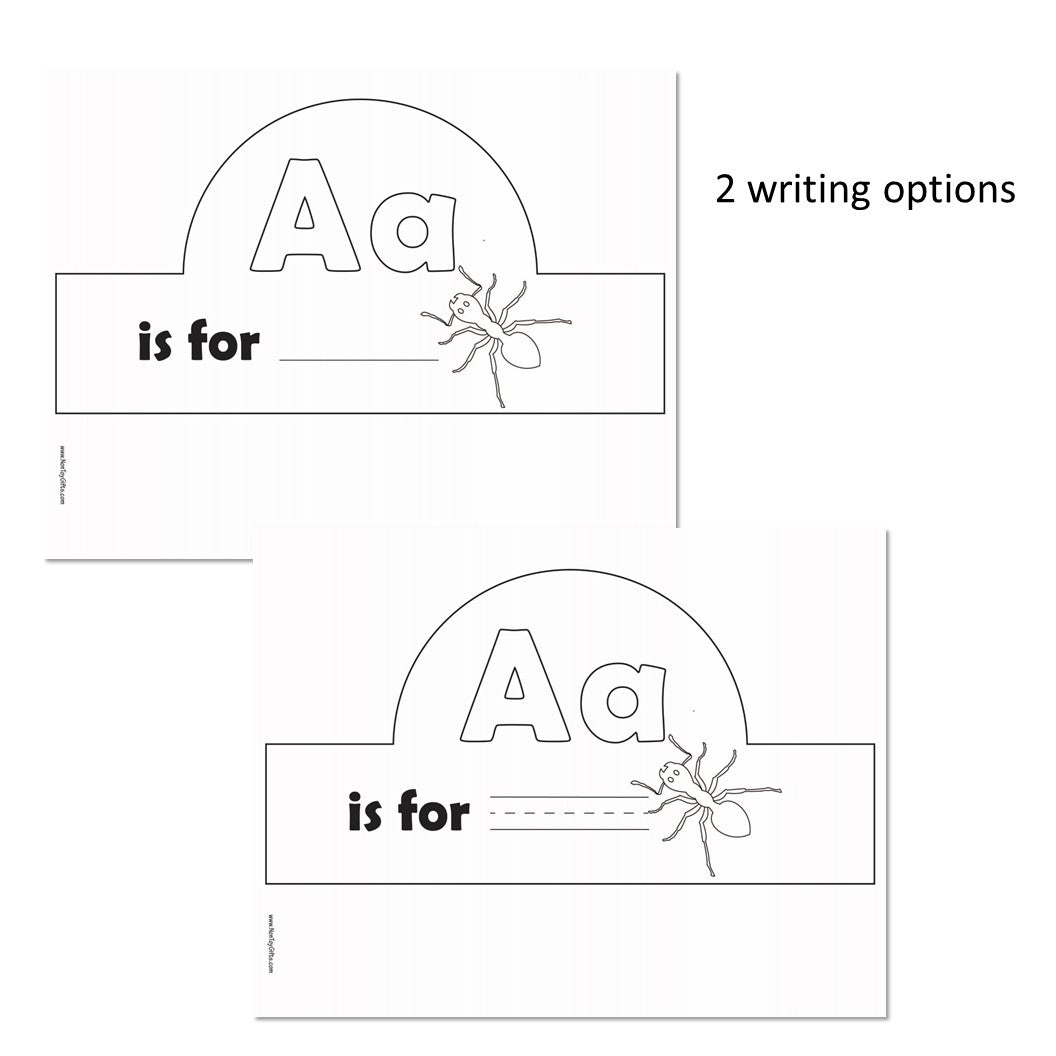 Letter A Coloring Crown – Non-Toy Gifts