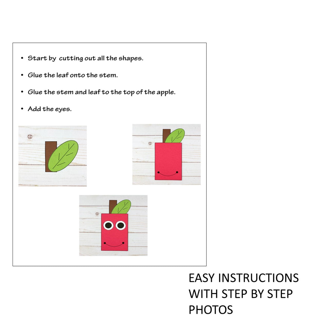 Shape Apple Craft – Non-Toy Gifts