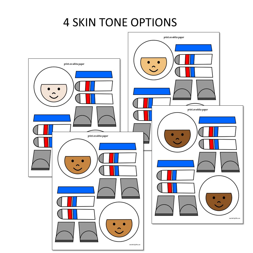 Letter A Craft - A is for Astronaut - Uppercase Letter A – Non-Toy Gifts