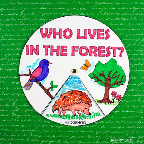 Forest Animals Craft: Who Lives in the Forest? – Non-Toy Gifts