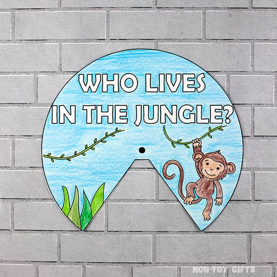 Jungle Animals Craft: Who Lives in the Jungle? – Non-Toy Gifts