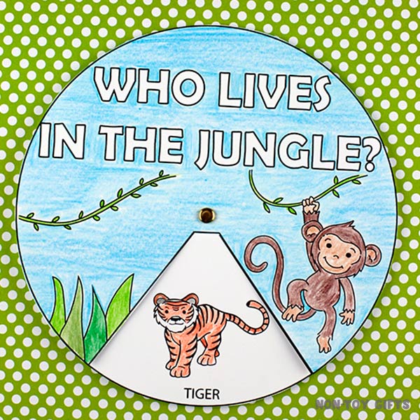 Jungle Animals Craft: Who Lives in the Jungle? – Non-Toy Gifts