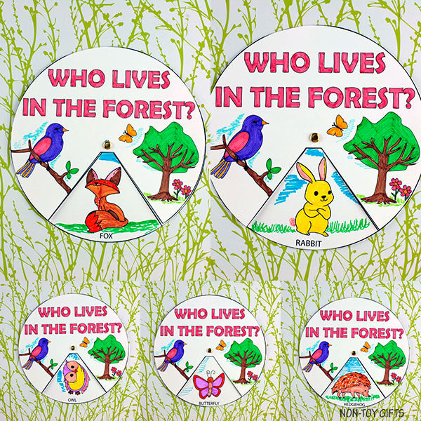 Forest Animals Craft: Who Lives in the Forest? – Non-Toy Gifts