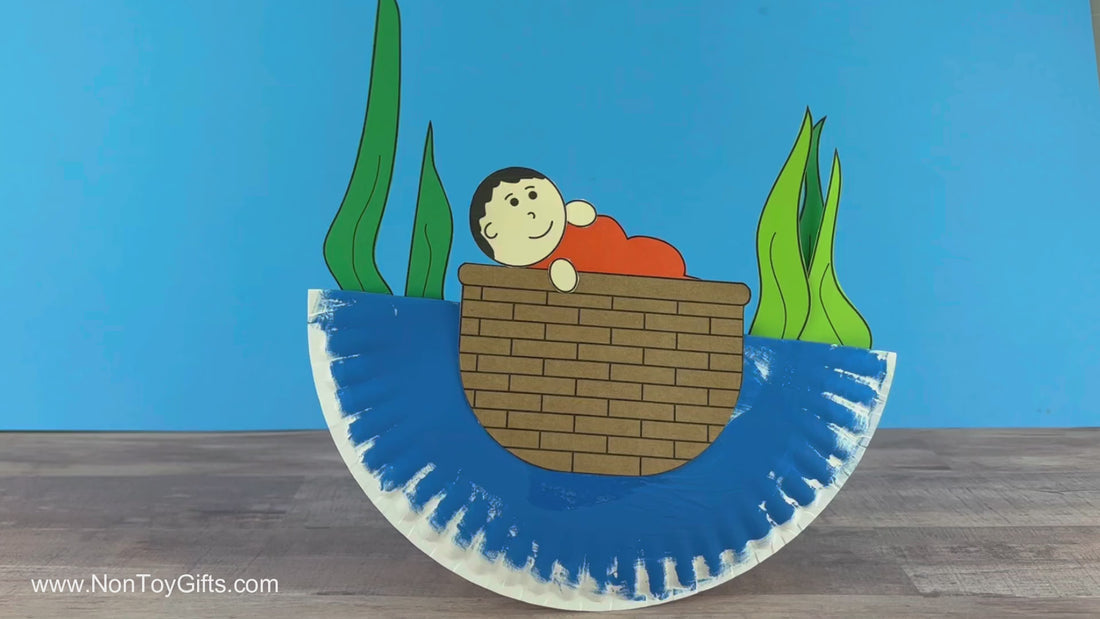 Baby Moses Rocking Paper Plate Craft – Non-Toy Gifts