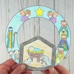 Jesus Is Born Wreath – Non-Toy Gifts