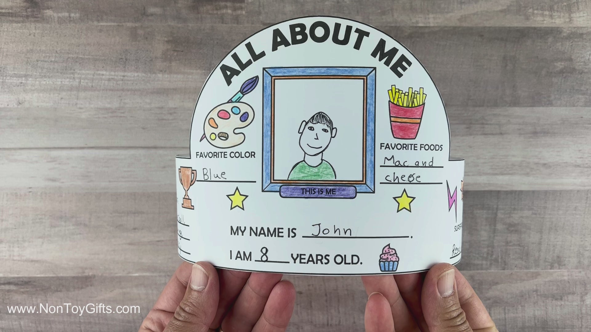All About Me Headband – Non-Toy Gifts